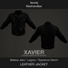 Second Life Marketplace - Xavier Leather Jacket – Classic Biker Black ...