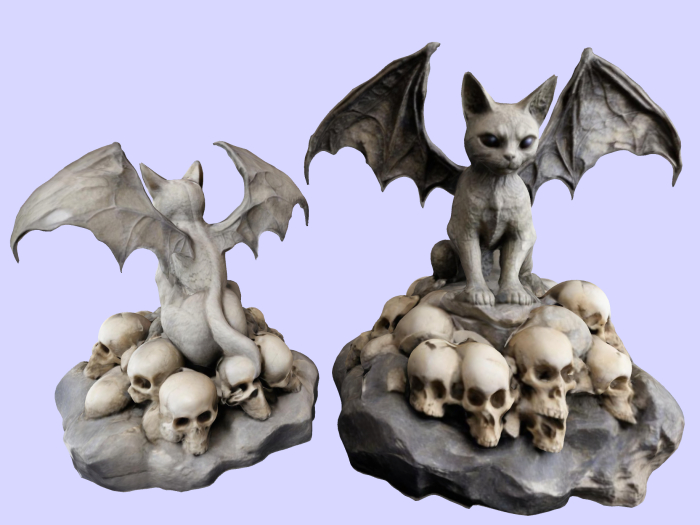 Second Life Marketplace - Gothic Bat Cat FULL PERM