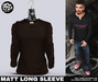 Second Life Marketplace - Pare.Pare.Matt Long Sleeve - Brown