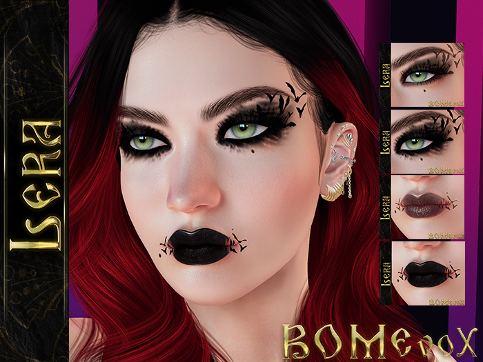 Second Life Marketplace - !Lera! Evox Goth Girl - Bats set