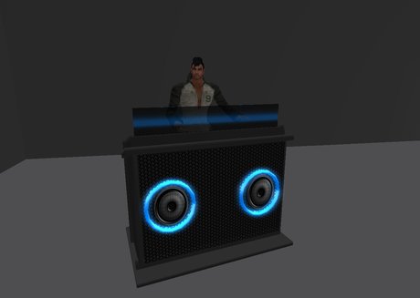 Second Life Marketplace - 7 prim dj stand inc pose sculpted with ...