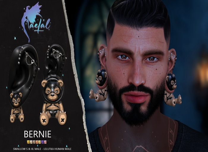 Second Life Marketplace - FaeTal - Bernie Bear - Swallow S & XL & LeL ...