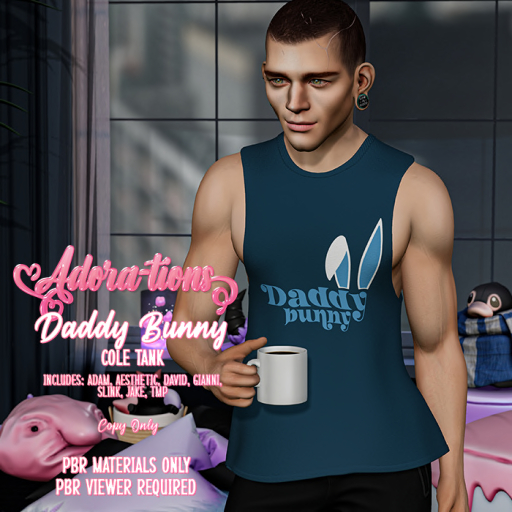 Second Life Marketplace - Adora-tions - Daddy Bunny Cole Tank