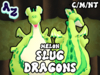 Second Life Marketplace - =AZ= Slug Dragons (Melon)