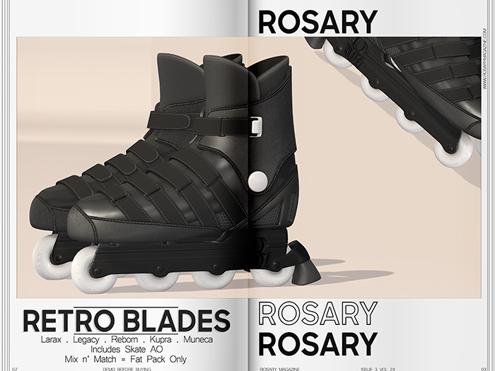 Second Life Marketplace - Rosary. Retro . Blades Black