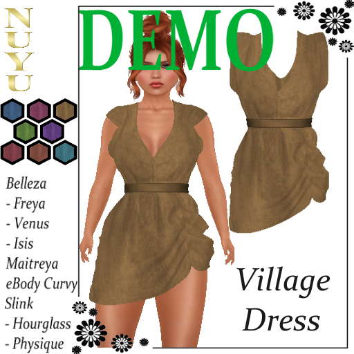 Second Life Marketplace - NUYU Village Dress Demo
