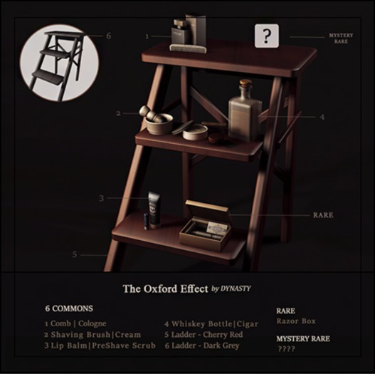 Second Life Marketplace - 1. [ dynasty ] - The Oxford Effect - Comb/Cologne