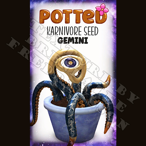 Second Life Marketplace - Potted: Karnivore Seed: Gemini (ACTUAL PLANT ...