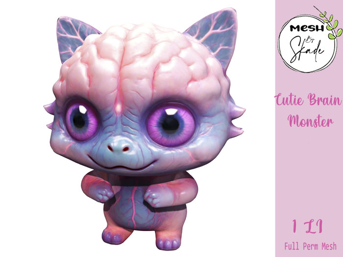 Second Life Marketplace - MBS - Cutie Brain Monster