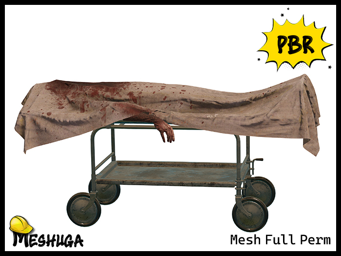 Second Life Marketplace - Meshuga PBR Halloween Horror - Cadaver on ...