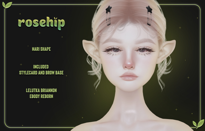 Second Life Marketplace - rosehip // nari shape / lelutka briannon and ...