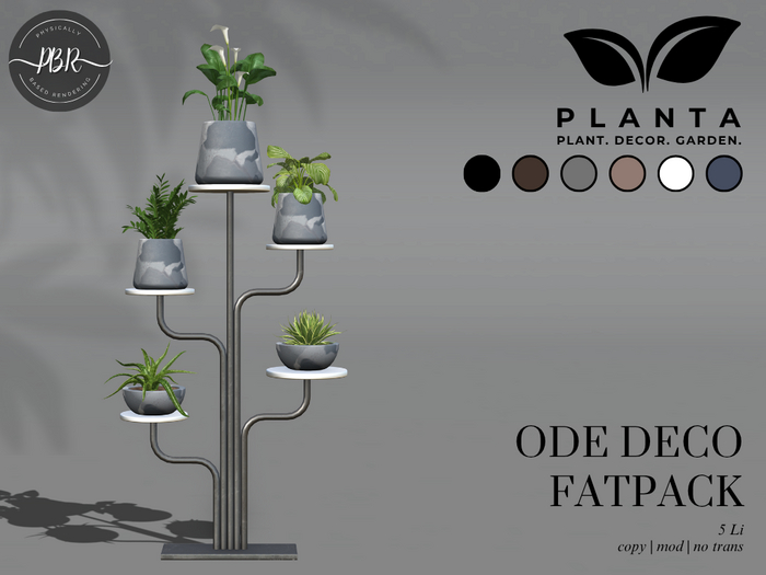Second Life Marketplace - Planta - Ode Deco Fatpack