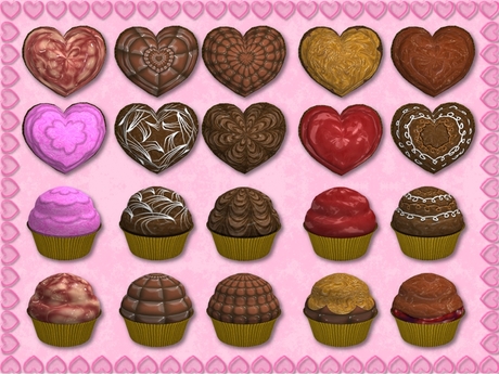 Second Life Marketplace - (PAT Sculpted Valentine Bon-Bon Kit)