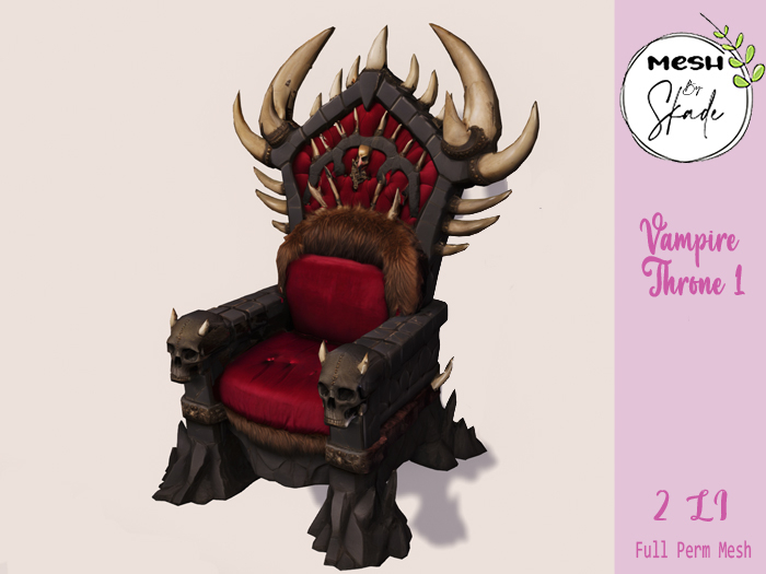 Second Life Marketplace - MBS - Vampire Throne 1
