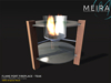 Second Life Marketplace - Meira Flame Port Fireplace - Teak