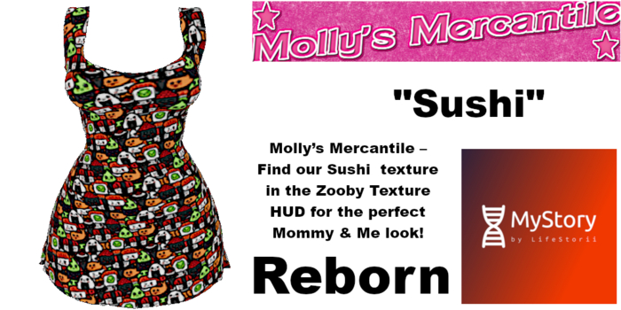 Second Life Marketplace - Molly's Mercantile - MS Sushi (Boxed)
