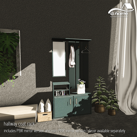 Second Life Marketplace - @home: hallway coat rack