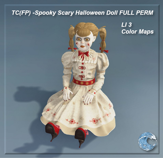 Second Life Marketplace - TC(FP) -Spooky Scary Halloween Doll FULL PERM