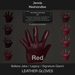 Second Life Marketplace - Basic Leather Gloves – red – 9 Styles HUD ...