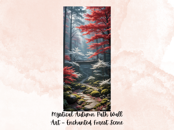 Second Life Marketplace - Mystical Autumn Path Wall Art – Enchanted ...