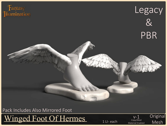 Second Life Marketplace - Winged Foot Of Hermes
