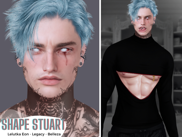 Second Life Marketplace - .FRAN. Shape Stuart - Lelutka Eon