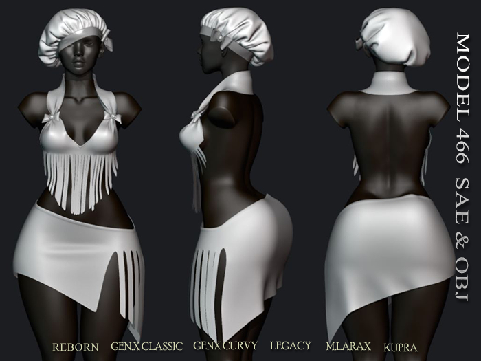 Second Life Marketplace - !GUTTO! MODEL 466 DAE & OBJ