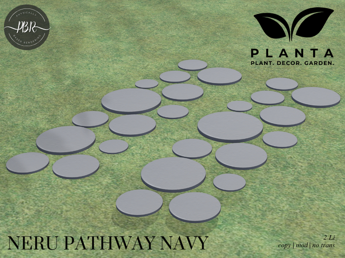 Second Life Marketplace - Planta - Neru Pathway Navy