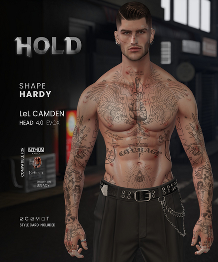 Second Life Marketplace - HOLD SHAPES - Hardy- Shape LeLUTKA Camden 4.0 ...