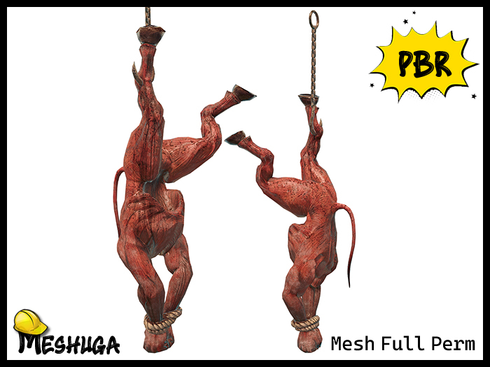 Second Life Marketplace - Meshuga PBR Horror Hanging Demon FULL PERM MESH