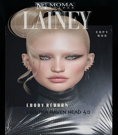 Second Life Marketplace - MOMA - Lainey Shape for LeLUTKA Raven Head 4.0