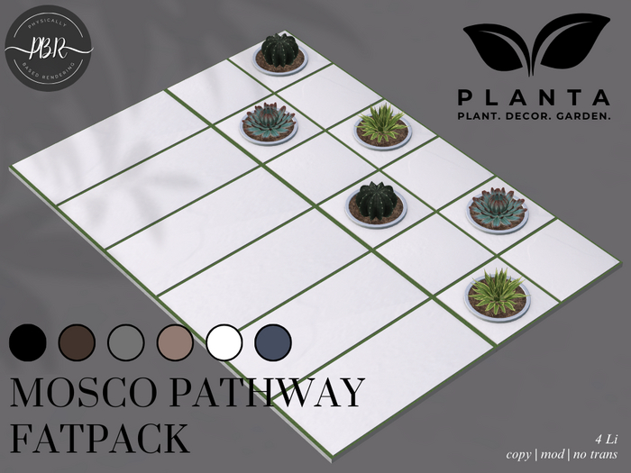 Second Life Marketplace - Planta - Mosco Pathway Fatpack