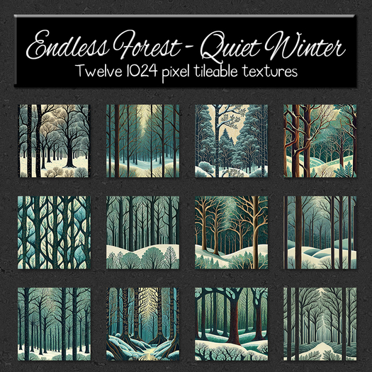Second Life Marketplace - *Wallflowers* Endless Forest - Quiet Winter