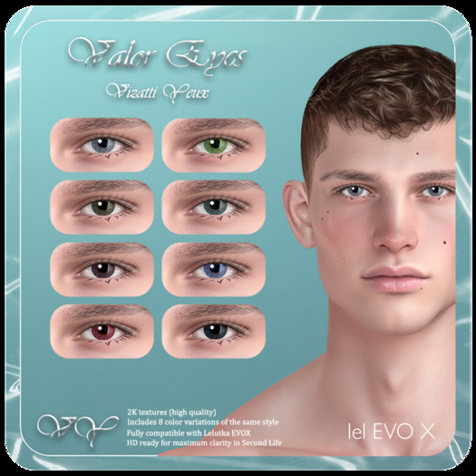 Second Life Marketplace - VIZATTI YEUX - VALOR EYES - 2025 - [unpacker]