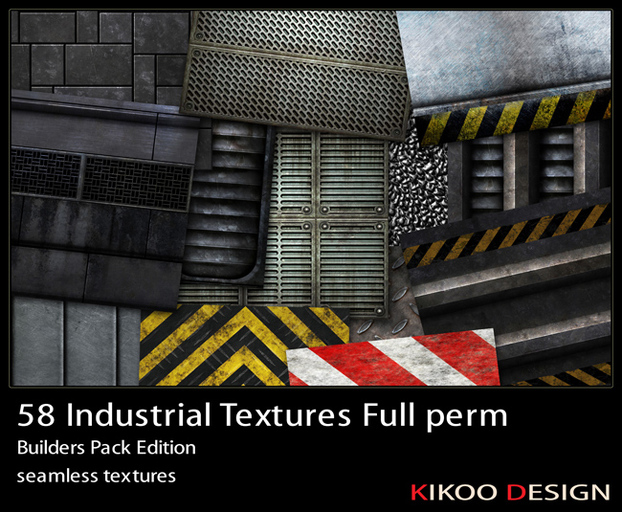 Second Life Marketplace - Industrial textures Old factory Warehouse ...