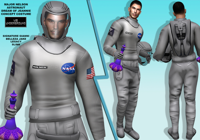 Second Life Marketplace - **MAJOR NELSON V2 ASTRONAUT (JEANNIE OF DREAM ...