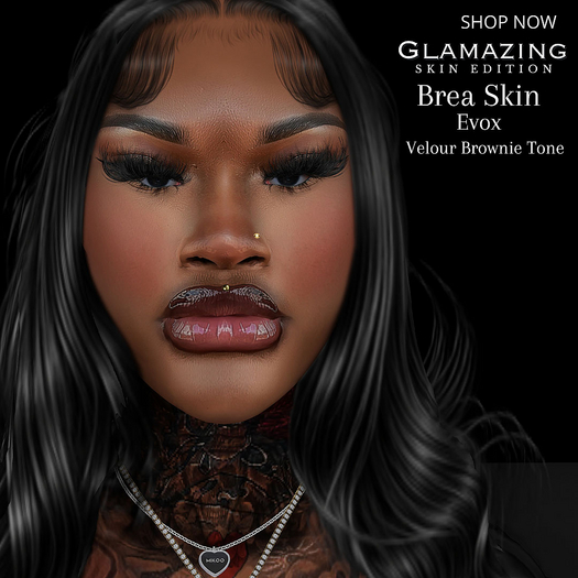 Second Life Marketplace - Glamazing Brea SKin brownie DEMO EVOX