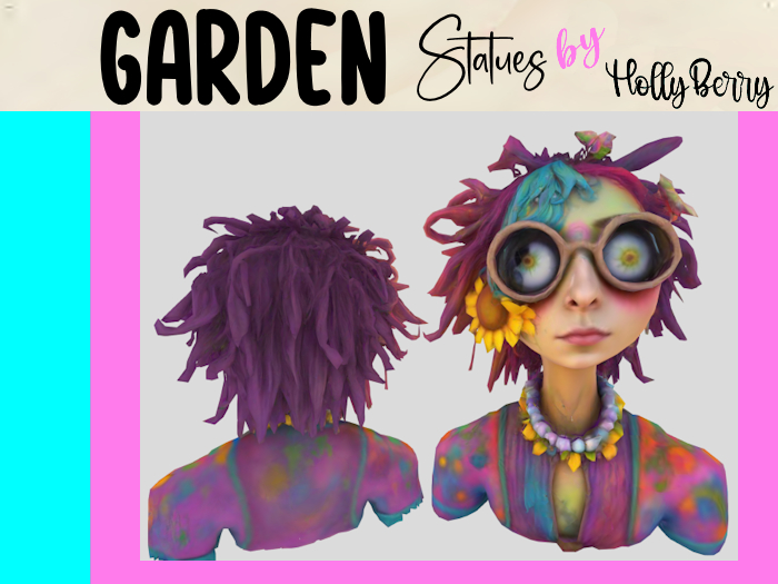 Second Life Marketplace - HB: Hippie Abstract Statue D FuLL PERM