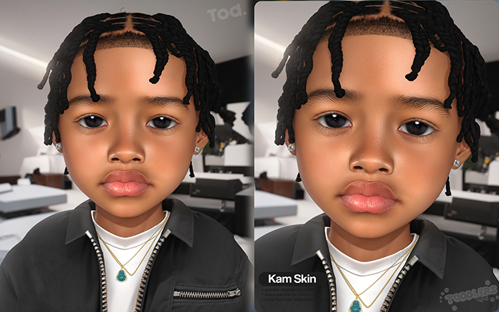 Second Life Marketplace - Toddlers. "Kam" Skin #Caramel