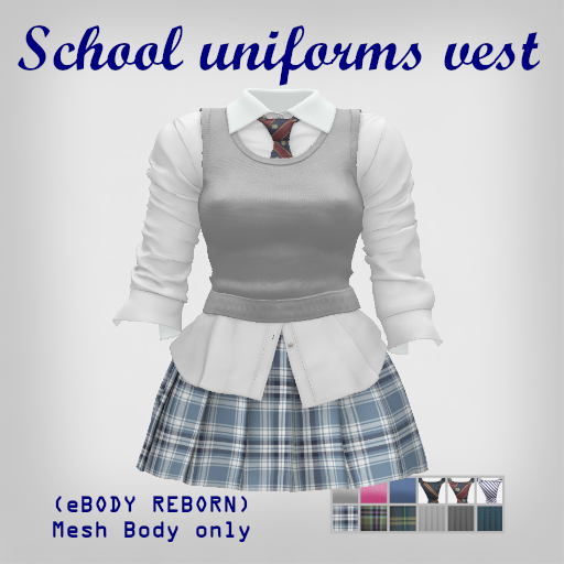 Second Life Marketplace - School uniforms vest