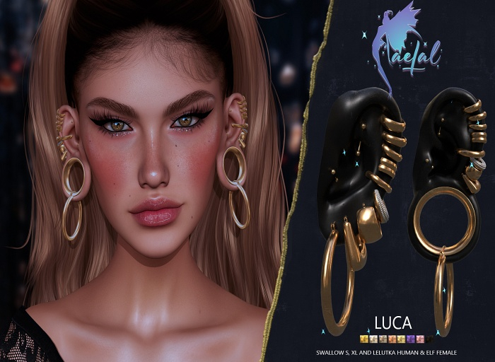 Second Life Marketplace - FaeTal - Luca - LeLutka Human & Elf Female DEMO