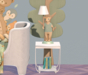 Second Life Marketplace - (Pink & Blue) Bed Safari three babies Zooby ...