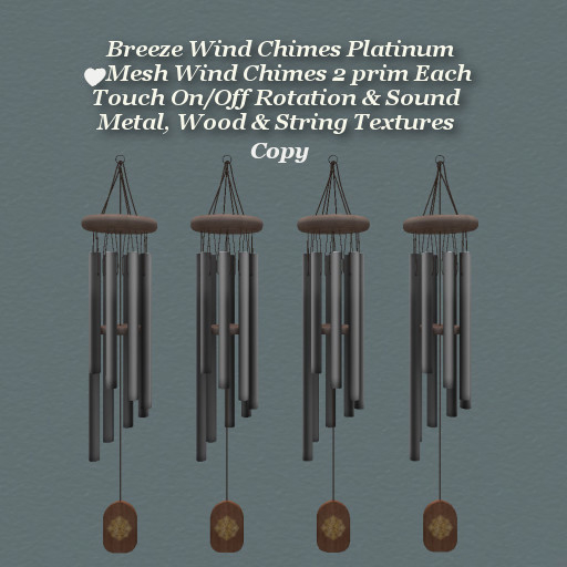 Second Life Marketplace - Breeze Wind Chime Platinum1