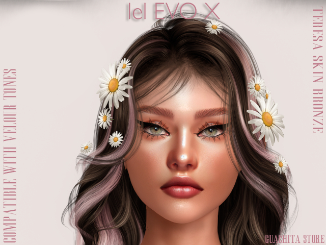 Second Life Marketplace - [G.S] Teresa Skin - Bronze - Lelutka Evo X