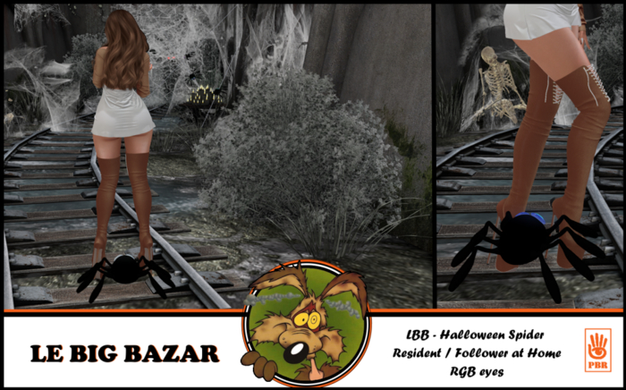 Second Life Marketplace - LBB - Spider Resident/Follower at home