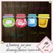Second Life Marketplace - 4 fantasy jam jar* Petites Choses* boxed