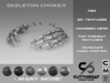 Second Life Marketplace - ! DEMO Cut // Throat - Skeleton Choker