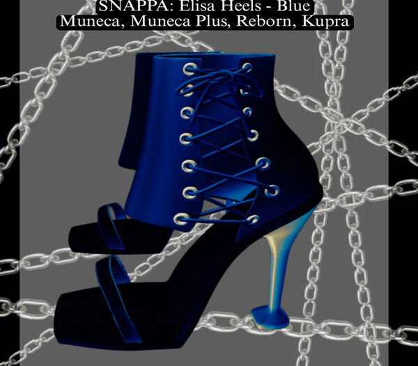 Second Life Marketplace - SNAPPA - Elisa Heels - Blue - MUNECA KUPRA ...