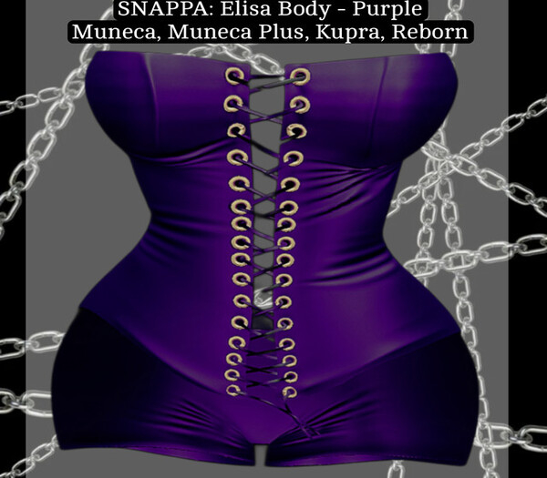Second Life Marketplace - SNAPPA - Elisa Body - Purple - MUNECA KUPRA ...