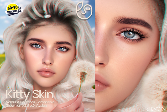 Second Life Marketplace - [OTHER FACES] Kitty Skin (FROST VE)